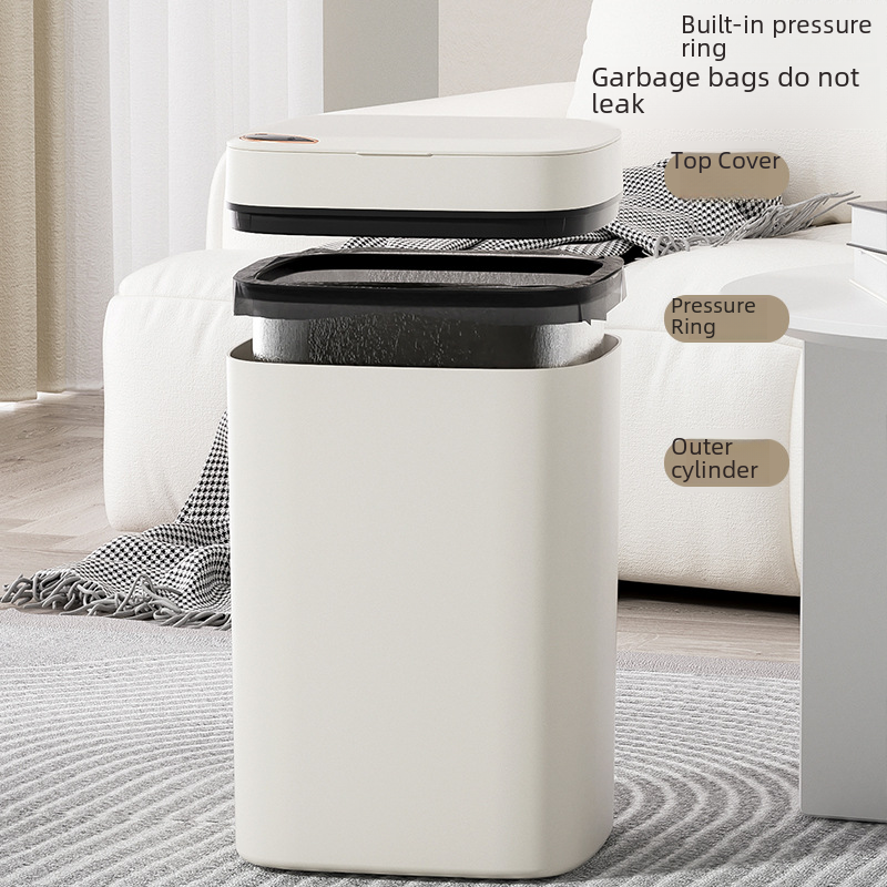 Smart Trash Can Home Automatic Induction Trash Can Indoor Bathroom Gap ...
