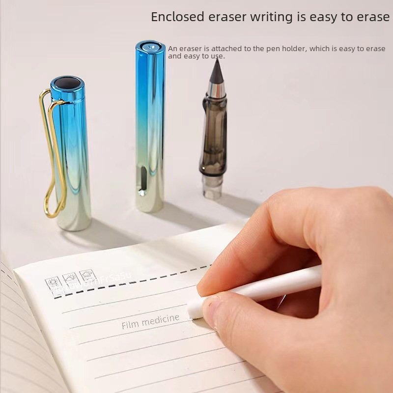 New Colorful Fortitude Eternal Pencil Portable Hat Pen Black Technology ...